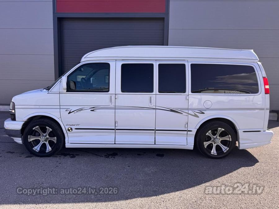 White Chevrolet Express 2007 in Tartu, with an engine capacity of 5.30 L and mileage of 124 thousand km for 18800 €, photo 7 on AUTOMOTO.COM.LV