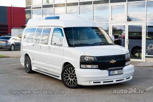 White Chevrolet Express 2014 in Tallinn, with an engine capacity of 5.30 L and mileage of 135 thousand km for 35900 €, photo 4 on AUTOMOTO.COM.LV