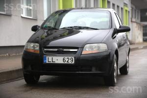 Melns Chevrolet Kalos 2007 Rīga, ar dzinēja tilpumu 1.10 L un nobraukumu 272 tūkst. km par 595 €, foto  vietnē AUTOMOTO.COM.LV