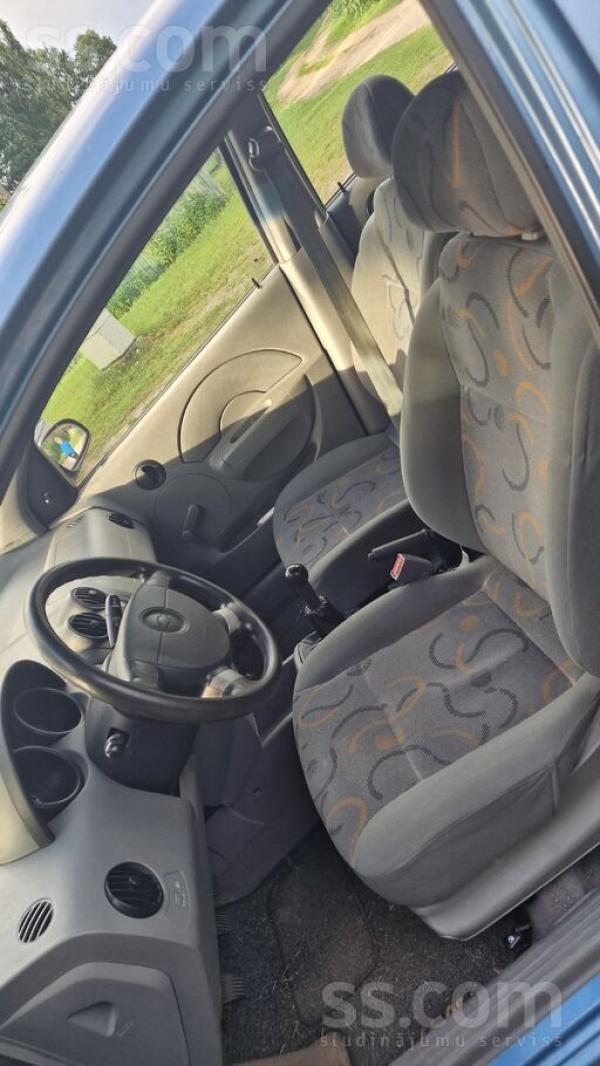 Zils Chevrolet Kalos 2004 Rīga, ar dzinēja tilpumu 1.20 L un nobraukumu 103 tūkst. km par 900 €, foto 4 vietnē AUTOMOTO.COM.LV