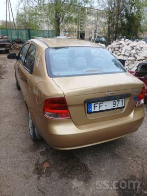 Brown Chevrolet Kalos 2003 in Ogre, with an engine capacity of 1.40 L and mileage of 322 thousand km for 450 €, photo  on AUTOMOTO.COM.LV