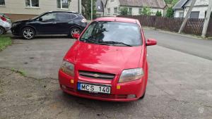Red Chevrolet Kalos 2005 in Kaunas, with an engine capacity of 1.40 L and mileage of 24 thousand km for 700 €, photo 3 on AUTOMOTO.COM.LV