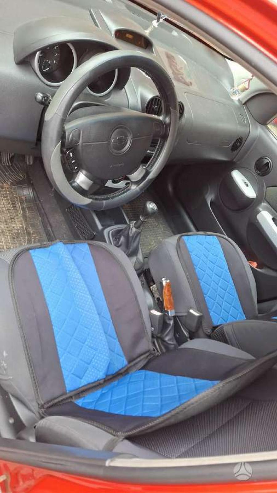 Red Chevrolet Kalos 2005 in Kaunas, with an engine capacity of 1.40 L and mileage of 24 thousand km for 700 €, photo 6 on AUTOMOTO.COM.LV