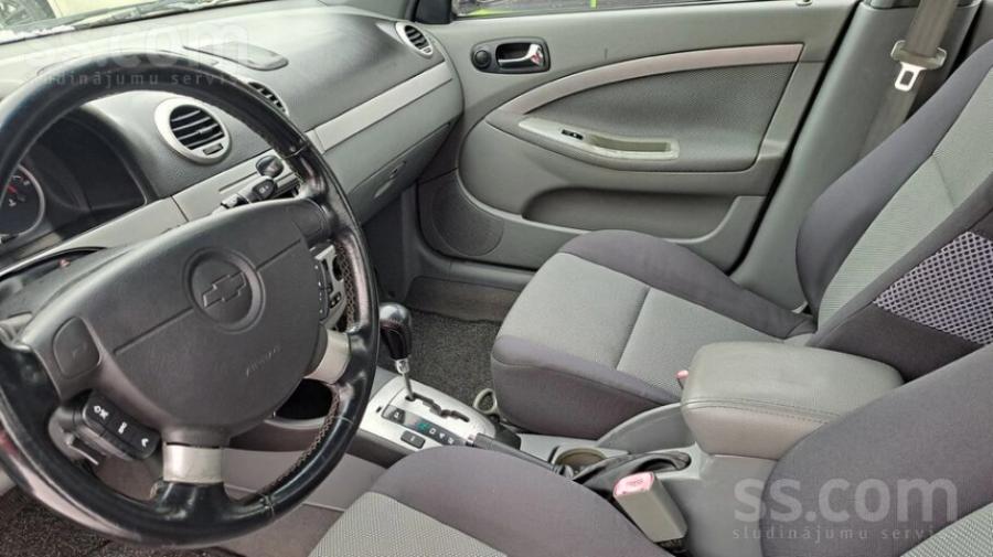 Melns Chevrolet Lacetti 2007 Rīga, ar dzinēja tilpumu 2.00 L un nobraukumu 169 tūkst. km par 2950 €, foto 19 vietnē AUTOMOTO.COM.LV