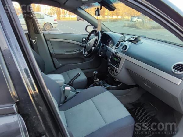 Black Chevrolet Lacetti 2008 in Riga, with an engine capacity of 2.00 L and mileage of 0 thousand km for 1600 €, photo 6 on AUTOMOTO.COM.LV