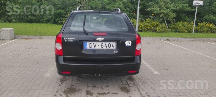 Black Chevrolet Lacetti 2007 in Jelgava, with an engine capacity of 2.00 L and mileage of 168 thousand km for 1500 €, photo 11 on AUTOMOTO.COM.LV