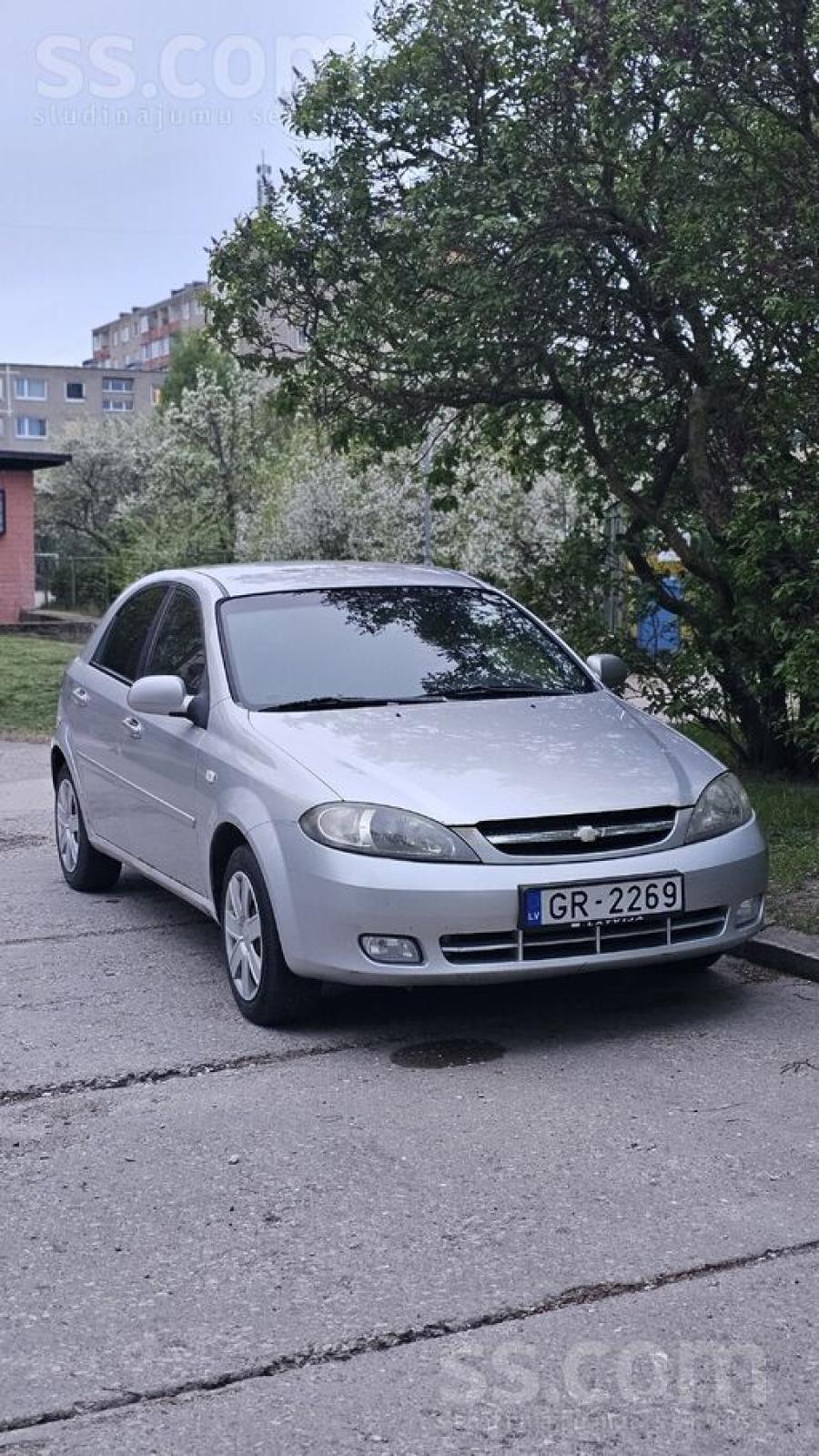 Pelēks Chevrolet Lacetti 2007 Liepāja, ar dzinēja tilpumu 1.60 L un nobraukumu 259 tūkst. km par 975 €, foto 1 vietnē AUTOMOTO.COM.LV