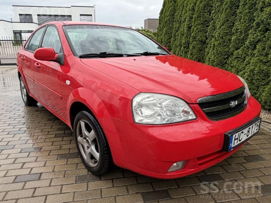 Sarkans Chevrolet Lacetti 2008 Rīga, ar dzinēja tilpumu 1.60 L un nobraukumu 175 tūkst. km par 2490 €, foto 3 vietnē AUTOMOTO.COM.LV