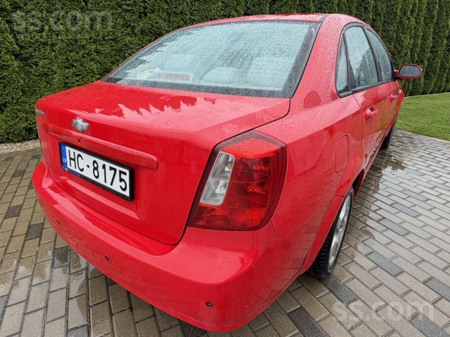 Sarkans Chevrolet Lacetti 2008 Rīga, ar dzinēja tilpumu 1.60 L un nobraukumu 175 tūkst. km par 2490 €, foto 4 vietnē AUTOMOTO.COM.LV