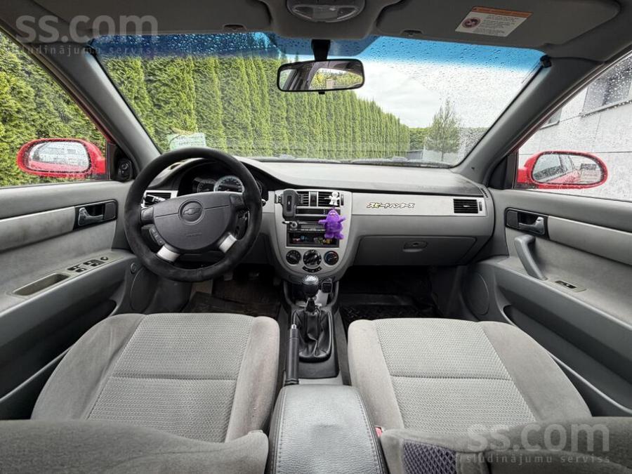 Sarkans Chevrolet Lacetti 2008 Rīga, ar dzinēja tilpumu 1.60 L un nobraukumu 175 tūkst. km par 2490 €, foto 7 vietnē AUTOMOTO.COM.LV