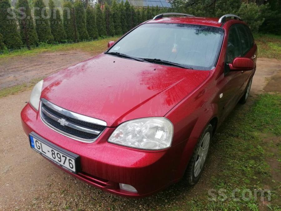 Sarkans Chevrolet Lacetti 2007 Cēsis, ar dzinēja tilpumu 1.60 L un nobraukumu 162 tūkst. km par 699 €, foto 1 vietnē AUTOMOTO.COM.LV