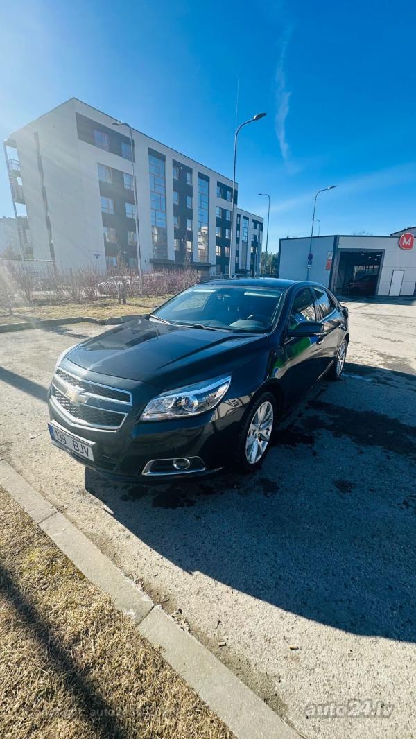 Black Chevrolet Malibu 2013 in Tallinn, with an engine capacity of 2.00 L and mileage of 125 thousand km for 7200 €, photo 1 on AUTOMOTO.COM.LV