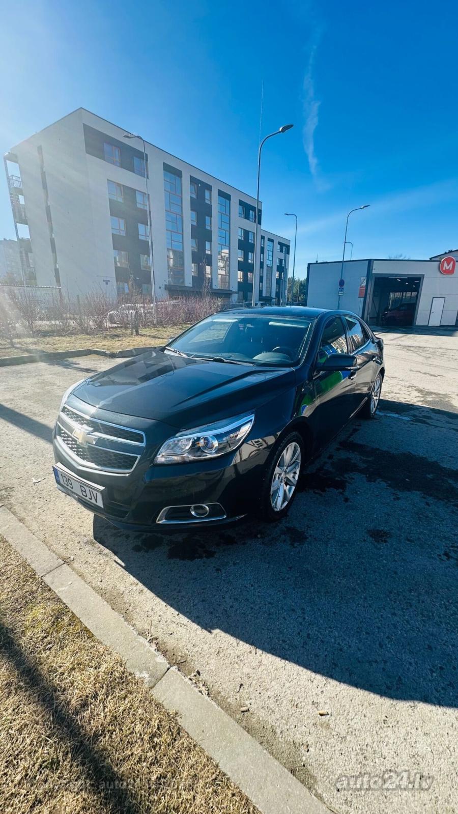 Black Chevrolet Malibu 2013 in Tallinn, with an engine capacity of 2.00 L and mileage of 125 thousand km for 7200 €, photo 1 on AUTOMOTO.COM.LV