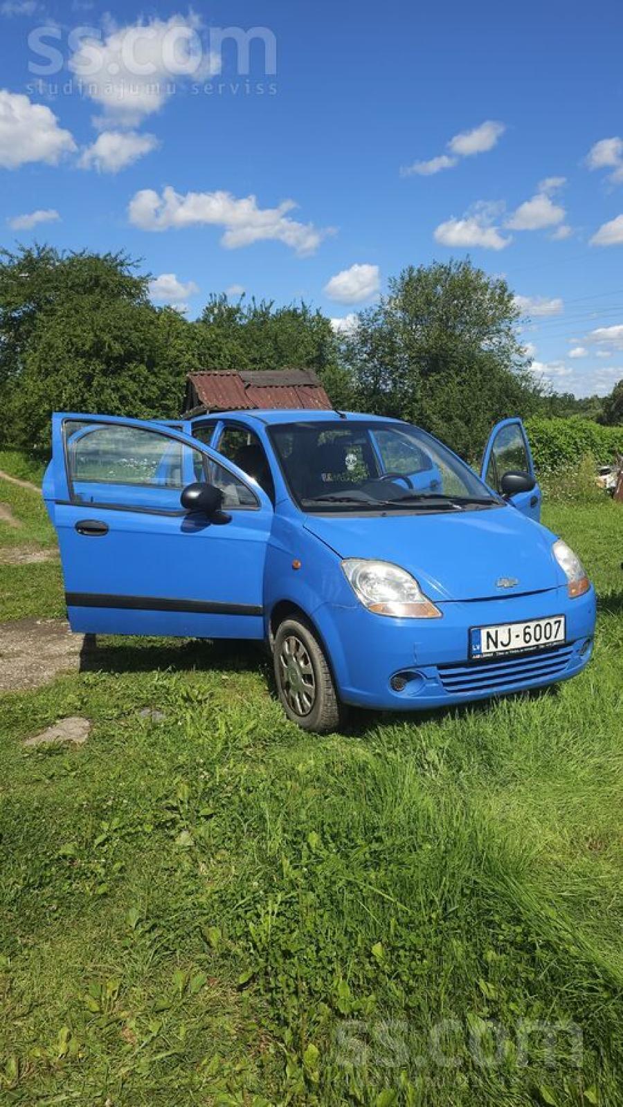 Zils Chevrolet Matiz 2006 Liepāja, ar dzinēja tilpumu 0.80 L un nobraukumu 0 tūkst. km par 850 €, foto 1 vietnē AUTOMOTO.COM.LV