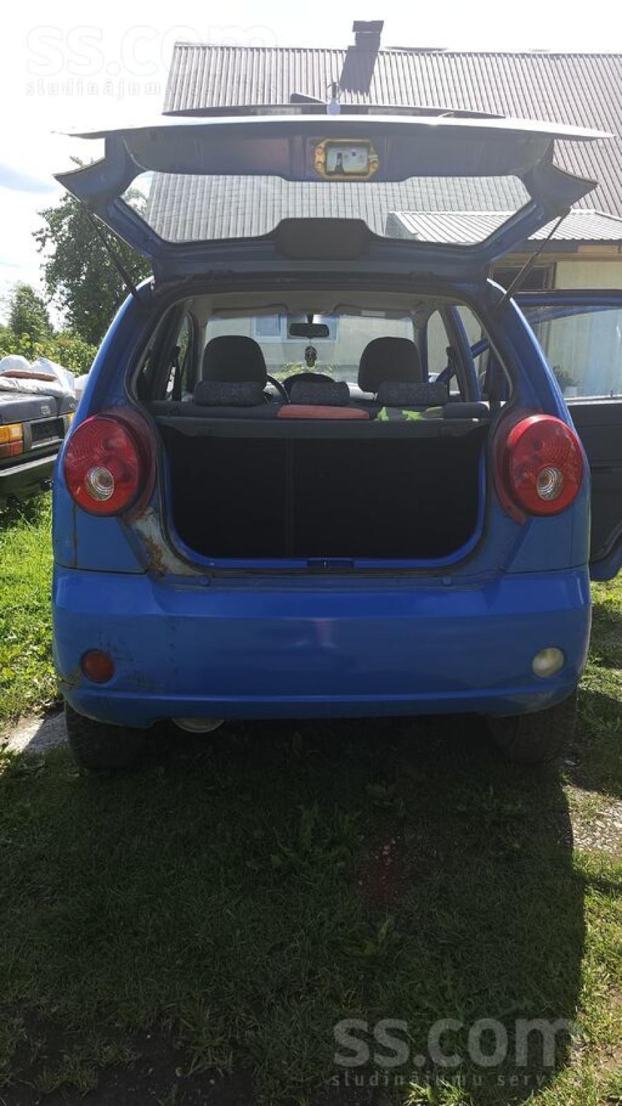 Zils Chevrolet Matiz 2006 Liepāja, ar dzinēja tilpumu 0.80 L un nobraukumu 0 tūkst. km par 850 €, foto 5 vietnē AUTOMOTO.COM.LV