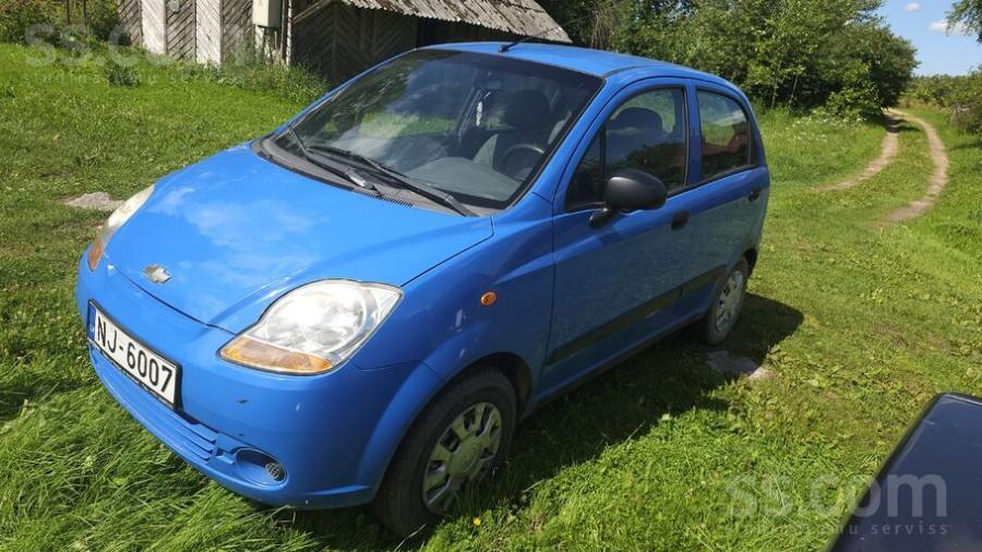Zils Chevrolet Matiz 2006 Liepāja, ar dzinēja tilpumu 0.80 L un nobraukumu 0 tūkst. km par 850 €, foto 6 vietnē AUTOMOTO.COM.LV