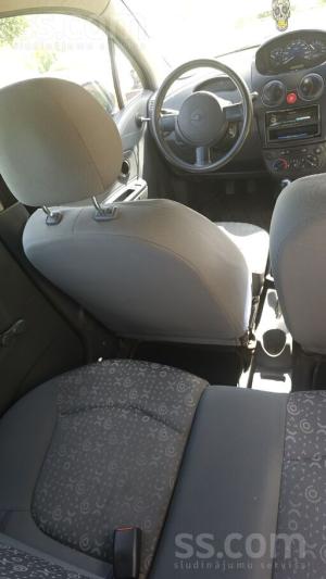 Zils Chevrolet Matiz 2006 Liepāja, ar dzinēja tilpumu 0.80 L un nobraukumu 0 tūkst. km par 850 €, foto 10 vietnē AUTOMOTO.COM.LV