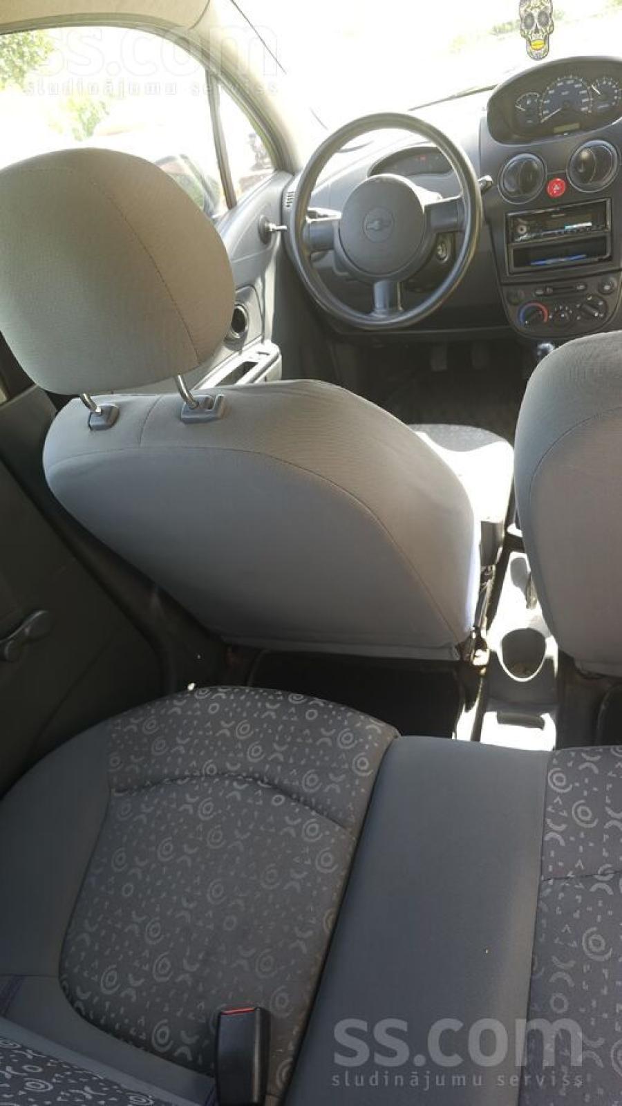 Zils Chevrolet Matiz 2006 Liepāja, ar dzinēja tilpumu 0.80 L un nobraukumu 0 tūkst. km par 850 €, foto 10 vietnē AUTOMOTO.COM.LV