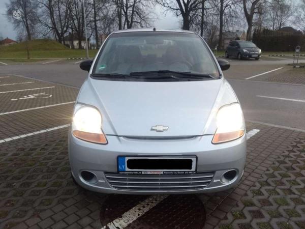Grey Chevrolet Matiz 2010 in Vilkaviskis, with an engine capacity of 0.80 L and mileage of 140 thousand km for 1350 €, photo 3 on AUTOMOTO.COM.LV