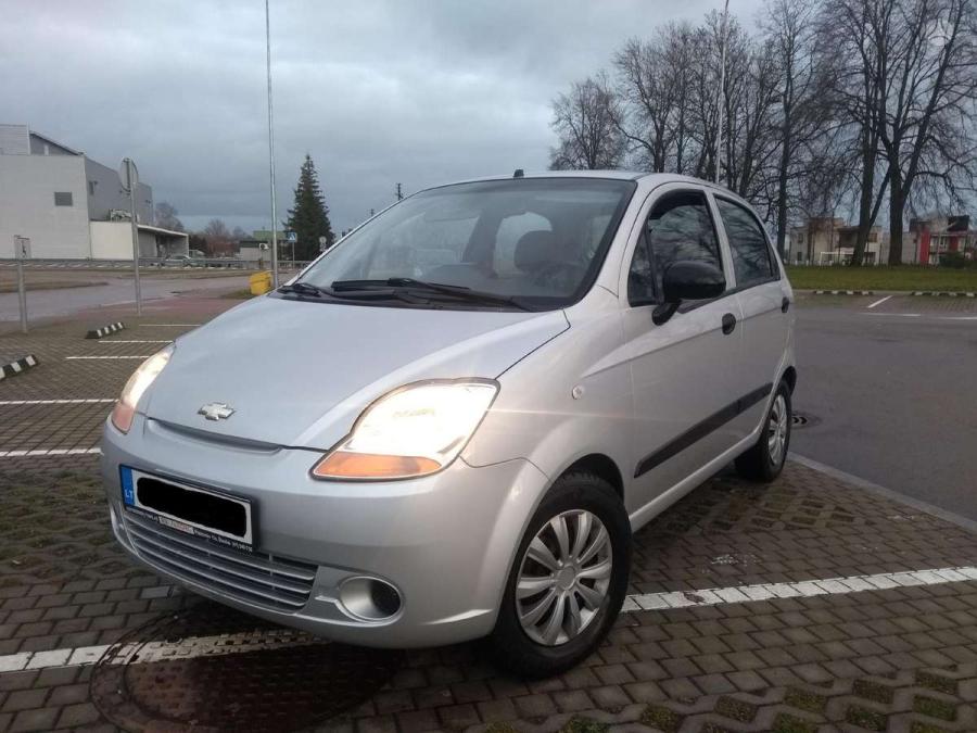 Pelēks Chevrolet Matiz 2010 Vilkaviškis, ar dzinēja tilpumu 0.80 L un nobraukumu 140 tūkst. km par 1350 €, foto 4 vietnē AUTOMOTO.COM.LV