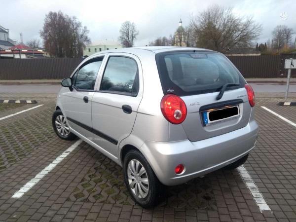 Grey Chevrolet Matiz 2010 in Vilkaviskis, with an engine capacity of 0.80 L and mileage of 140 thousand km for 1350 €, photo 6 on AUTOMOTO.COM.LV