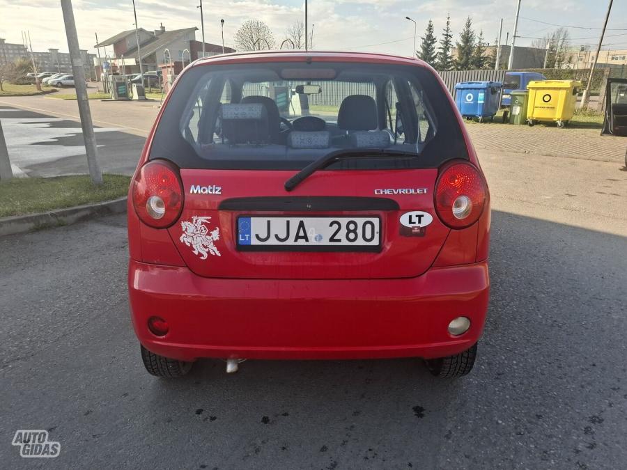 Chevrolet Matiz 2008 in Kaunas, with an engine capacity of 0.80 L and mileage of 198 thousand km for 850 €, photo 4 on AUTOMOTO.COM.LV