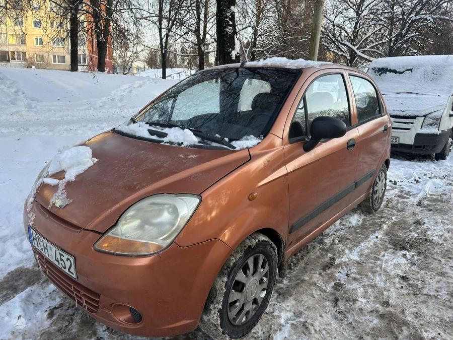 Dzeltens Chevrolet Matiz 2007 Viļņa, ar dzinēja tilpumu 1.00 L un nobraukumu 157 tūkst. km par 600 €, foto 1 vietnē AUTOMOTO.COM.LV