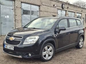 Black Chevrolet Orlando 2011 in Silute, with an engine capacity of 2.00 L and mileage of 250 thousand km for 2100 €, photo 9 on AUTOMOTO.COM.LV