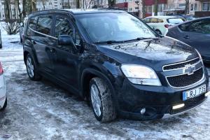 Black Chevrolet Orlando 2012 in Kaunas, with an engine capacity of 2.00 L and mileage of 266 thousand km for 4500 €, photo 5 on AUTOMOTO.COM.LV