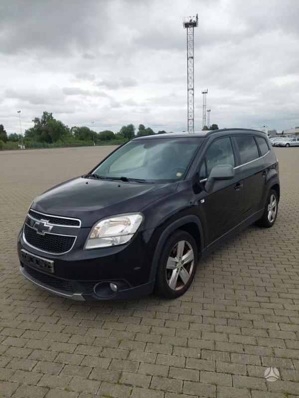 Melns Chevrolet Orlando 2013 Marijampole, ar dzinēja tilpumu 2.00 L un nobraukumu 220 tūkst. km par 3800 €, foto 1 vietnē AUTOMOTO.COM.LV