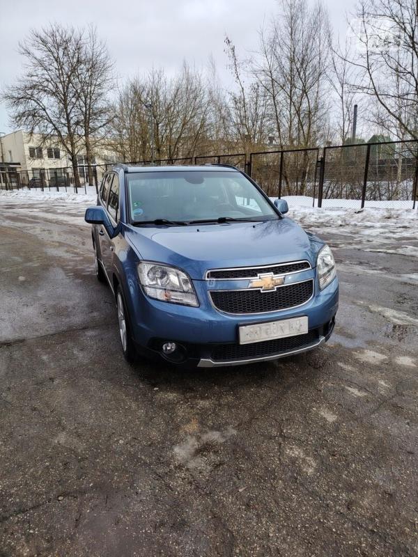 Blue Chevrolet Orlando 2013 in Vilnius, with an engine capacity of 2.00 L and mileage of 187 thousand km for 3750 €, photo 6 on AUTOMOTO.COM.LV