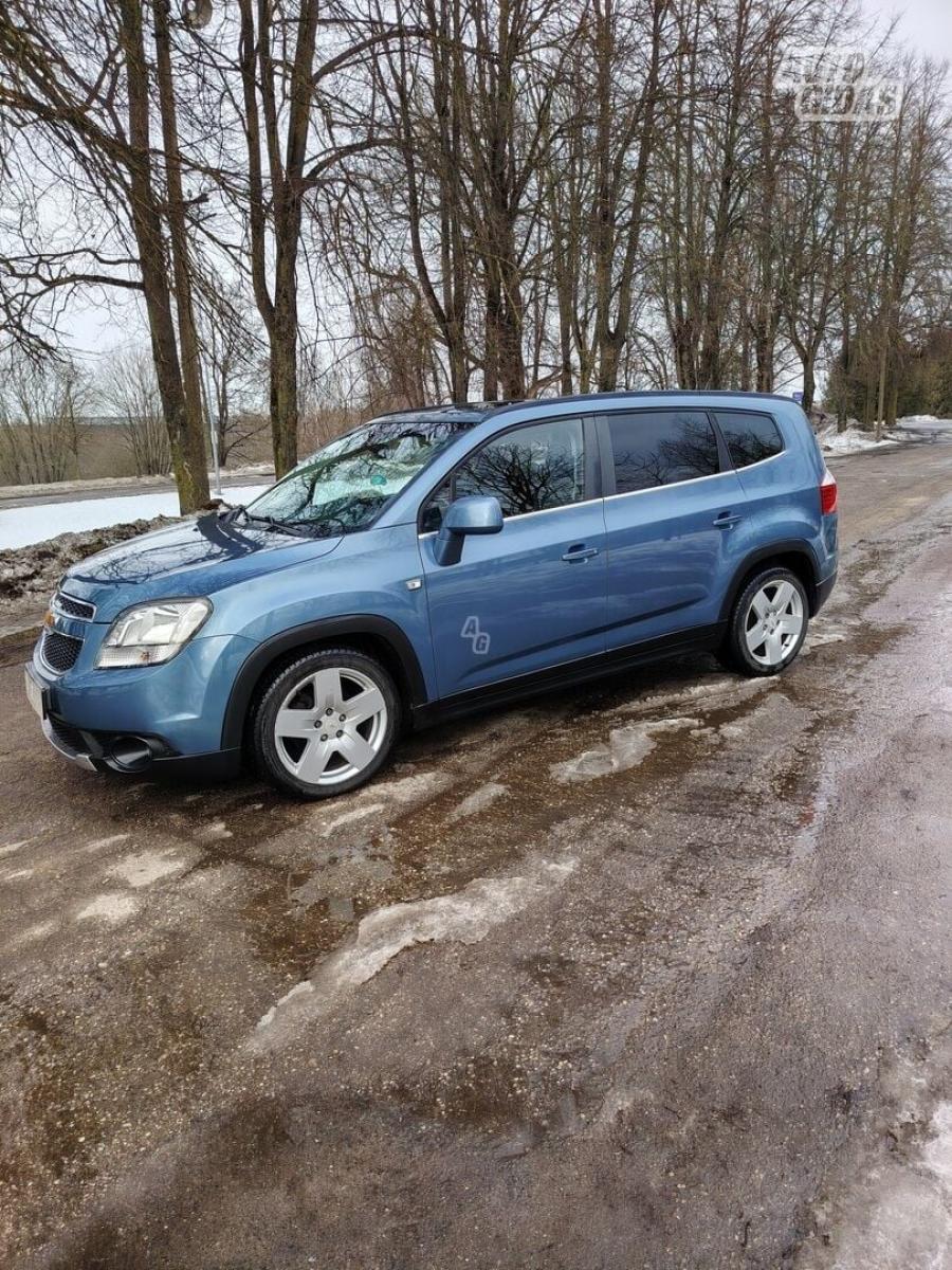 Blue Chevrolet Orlando 2013 in Vilnius, with an engine capacity of 2.00 L and mileage of 187 thousand km for 3750 €, photo 8 on AUTOMOTO.COM.LV