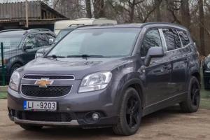 Grey Chevrolet Orlando 2011 in Grobiņa, with an engine capacity of 2.00 L and mileage of 163 thousand km for 5450 €, photo  on AUTOMOTO.COM.LV