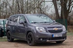 Grey Chevrolet Orlando 2011 in Grobiņa, with an engine capacity of 2.00 L and mileage of 163 thousand km for 5450 €, photo 9 on AUTOMOTO.COM.LV