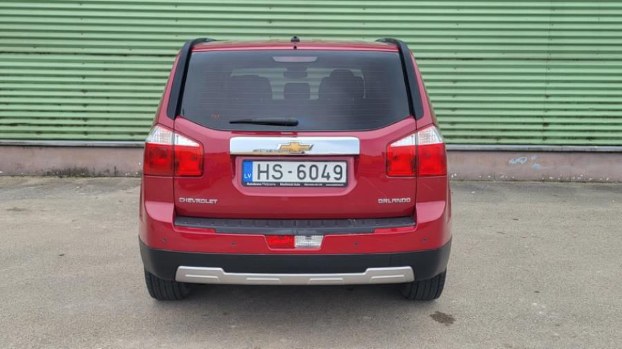 Sarkans Chevrolet Orlando 2011 Rīga, ar dzinēja tilpumu 2.00 L un nobraukumu 250 tūkst. km par 3990 €, foto 5 vietnē AUTOMOTO.COM.LV
