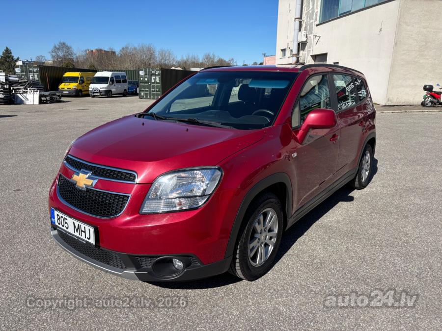 Red Chevrolet Orlando 2012 in Tallinn, with an engine capacity of 1.80 L and mileage of 131 thousand km for 5999 €, photo 1 on AUTOMOTO.COM.LV