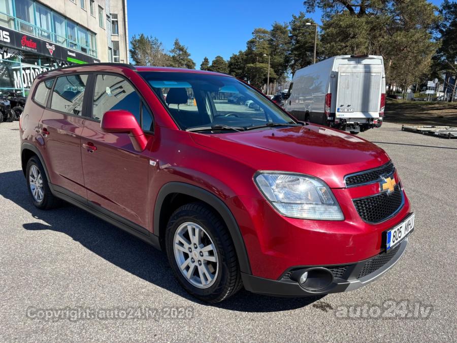 Red Chevrolet Orlando 2012 in Tallinn, with an engine capacity of 1.80 L and mileage of 131 thousand km for 5999 €, photo 11 on AUTOMOTO.COM.LV