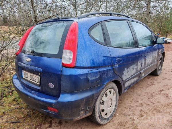 Blue Chevrolet Rezzo 2005 in Kraslava, with an engine capacity of 2.00 L and mileage of 230 thousand km for 500 €, photo 3 on AUTOMOTO.COM.LV