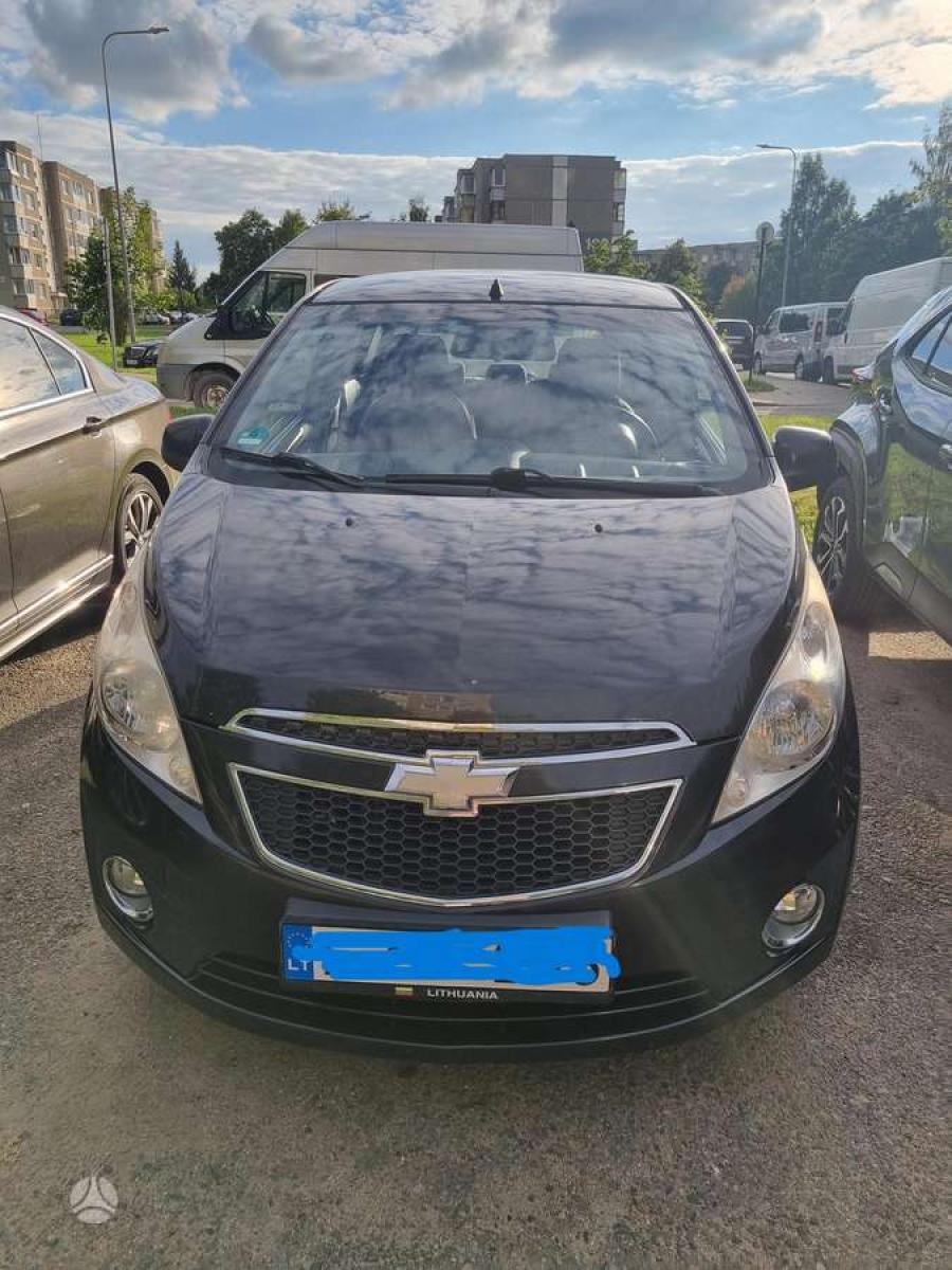 Черный Шевроле Спарк 2011 в Вильнюс, объемом двигателя 1.00 л и пробегом 169 тыс. км за 1300 €, фото 1 на AUTOMOTO.COM.LV