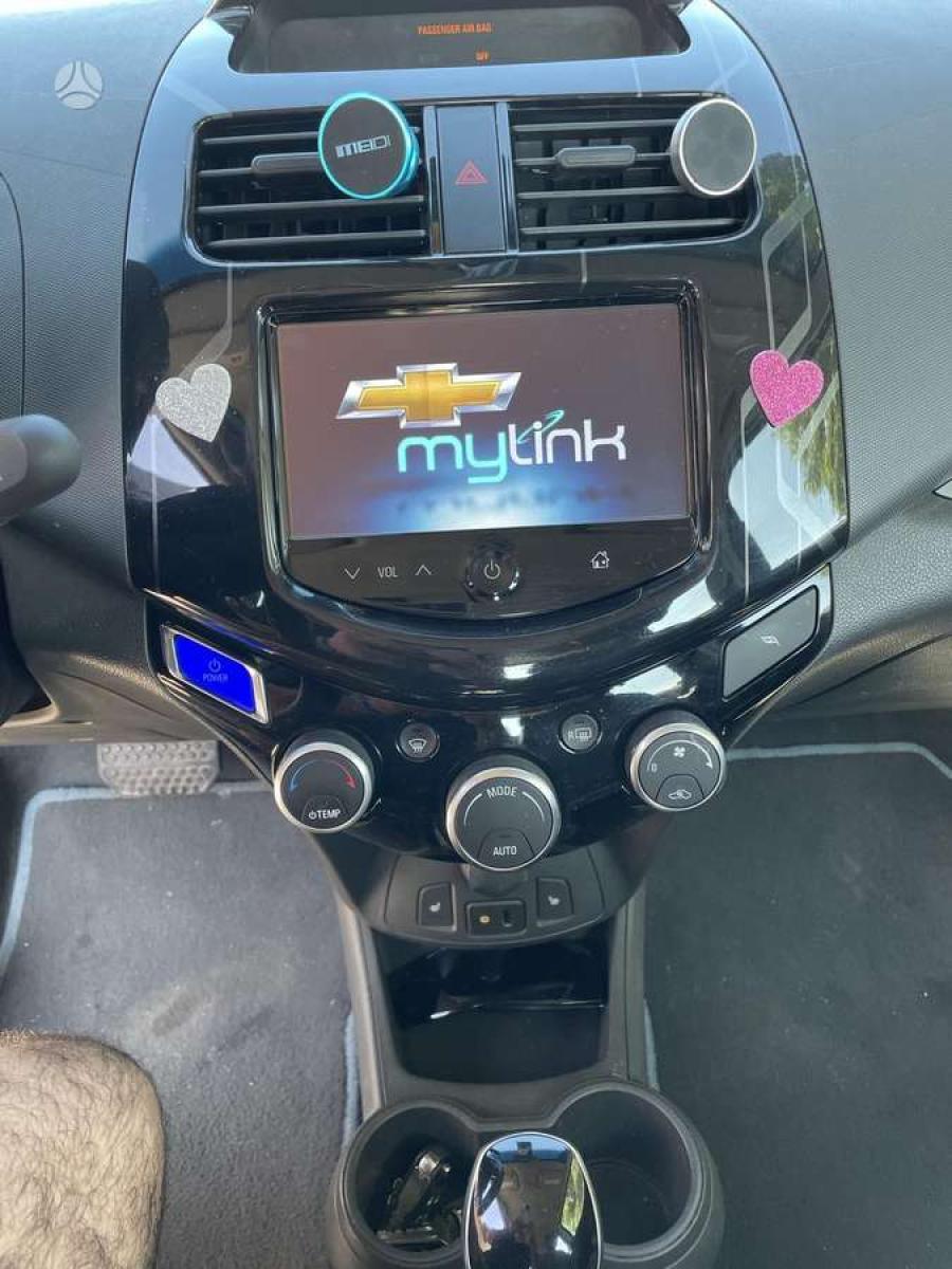 Black Chevrolet Spark 2015 in Kaunas, with an engine capacity of 0.00 L and mileage of 22 thousand km for 6700 €, photo 10 on AUTOMOTO.COM.LV