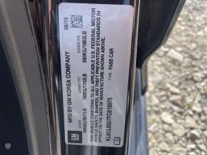 Black Chevrolet Spark 2015 in Kaunas, with an engine capacity of 0.00 L and mileage of 22 thousand km for 6700 €, photo 14 on AUTOMOTO.COM.LV