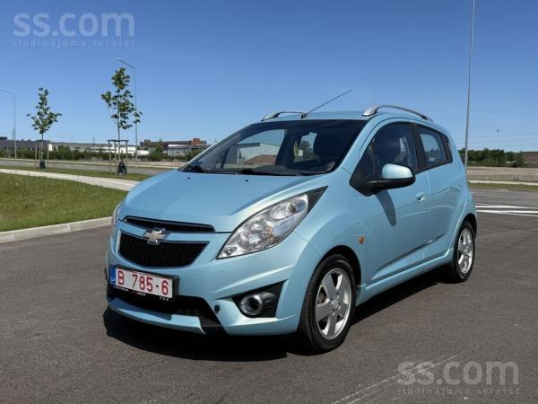 Blue Chevrolet Spark 2011 in Liepaja, with an engine capacity of 1.20 L and mileage of 85 thousand km for 3950 €, photo 1 on AUTOMOTO.COM.LV