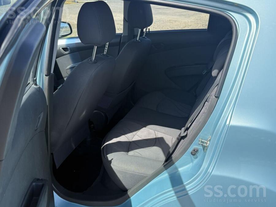 Zils Chevrolet Spark 2011 Liepāja, ar dzinēja tilpumu 1.20 L un nobraukumu 85 tūkst. km par 3950 €, foto 11 vietnē AUTOMOTO.COM.LV