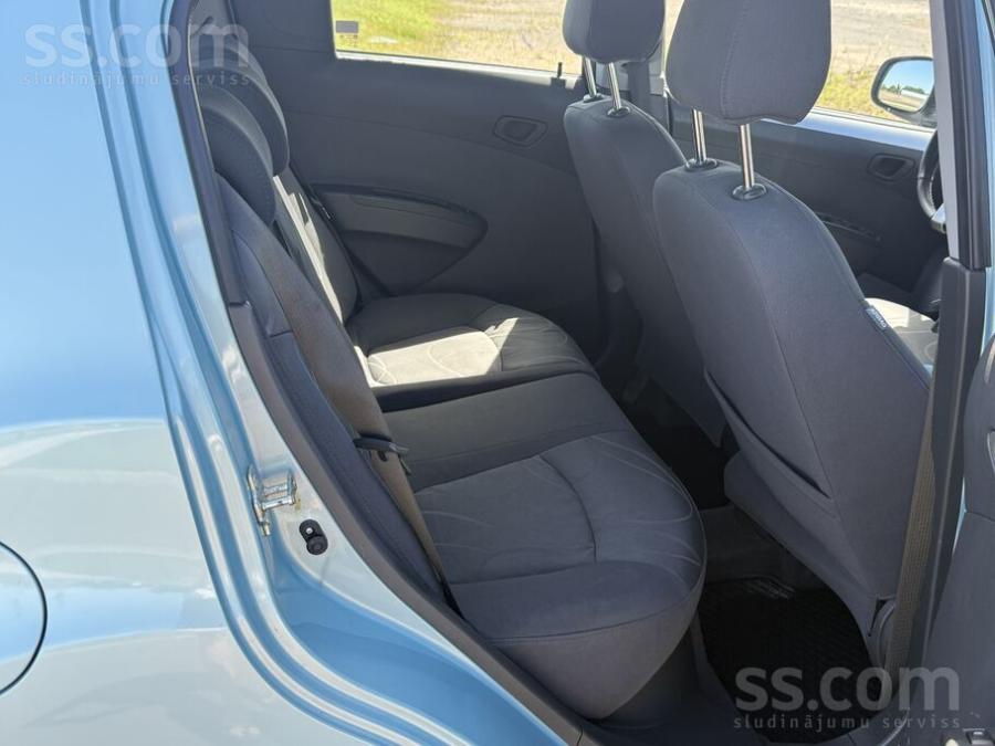 Zils Chevrolet Spark 2011 Liepāja, ar dzinēja tilpumu 1.20 L un nobraukumu 85 tūkst. km par 3950 €, foto 12 vietnē AUTOMOTO.COM.LV