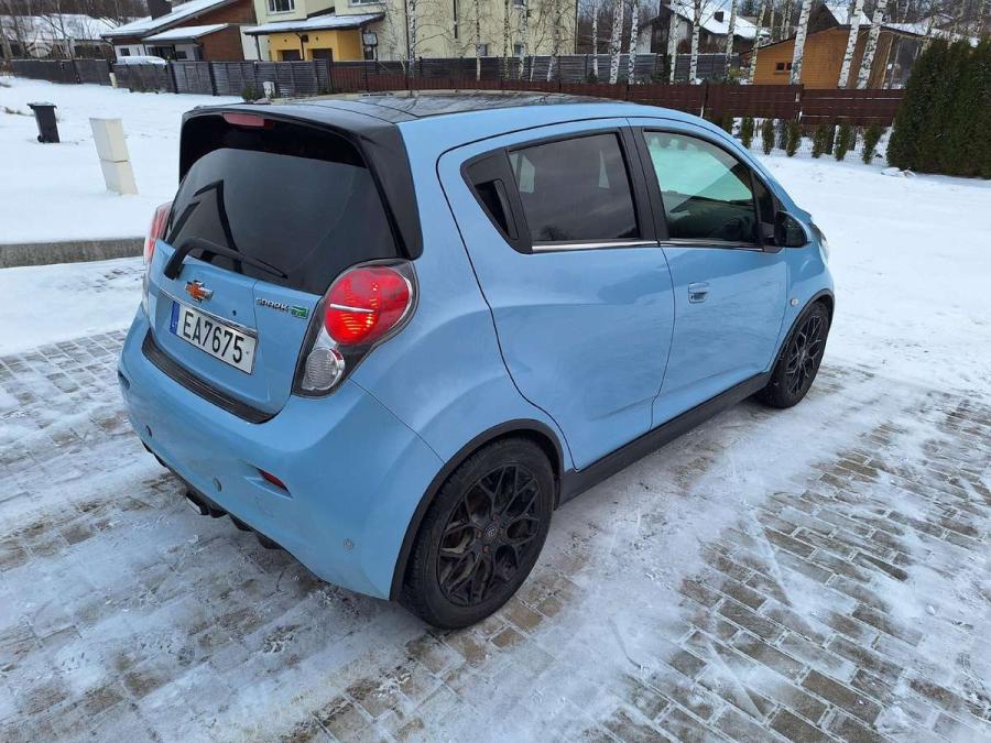 Blue Chevrolet Spark 2015 in Vilnius, with an engine capacity of 0.00 L and mileage of 91 thousand km for 6400 €, photo 17 on AUTOMOTO.COM.LV