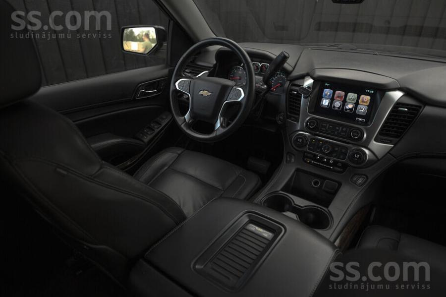 Melns Chevrolet Suburban 2015 Jelgava, ar dzinēja tilpumu 5.30 L un nobraukumu 257 tūkst. km par 21000 €, foto 15 vietnē AUTOMOTO.COM.LV