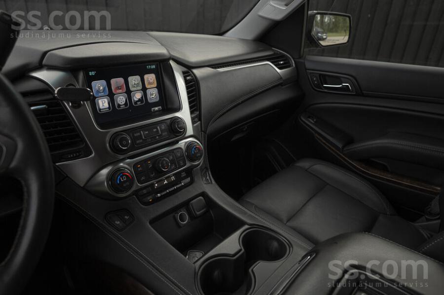 Melns Chevrolet Suburban 2015 Jelgava, ar dzinēja tilpumu 5.30 L un nobraukumu 257 tūkst. km par 21000 €, foto 20 vietnē AUTOMOTO.COM.LV