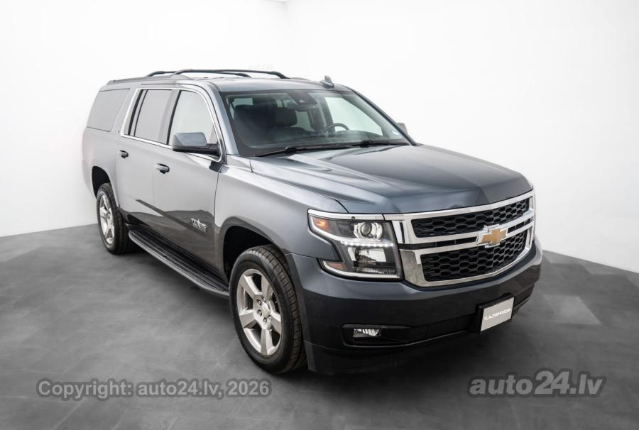 Grey Chevrolet Suburban 2020 in Tallinn, with an engine capacity of 5.30 L and mileage of 105 thousand km for 29999 €, photo 4 on AUTOMOTO.COM.LV