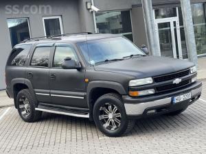Черный Шевроле Тахо 2003 в Юрмала, объемом двигателя 5.30 л и пробегом 0 тыс. км за 6750 €, фото 9 на AUTOMOTO.COM.LV