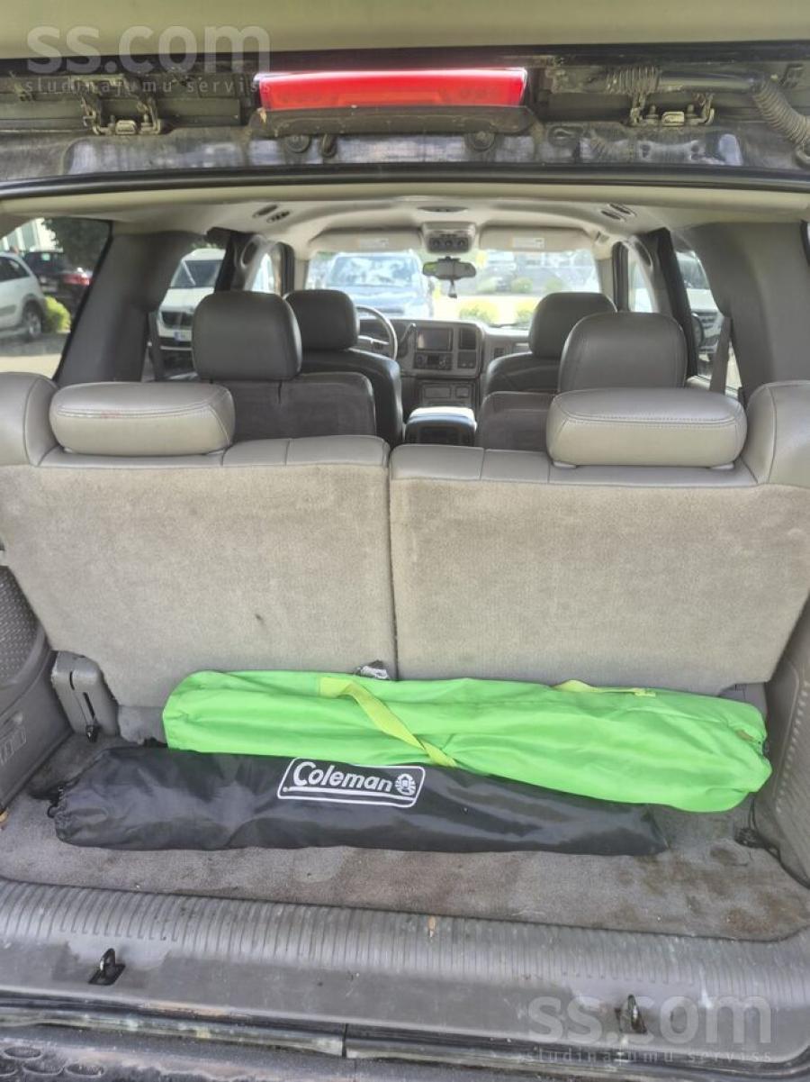 Melns Chevrolet Tahoe 2006 Rīga, ar dzinēja tilpumu 6.00 L un nobraukumu 206 tūkst. km par 13500 €, foto 7 vietnē AUTOMOTO.COM.LV